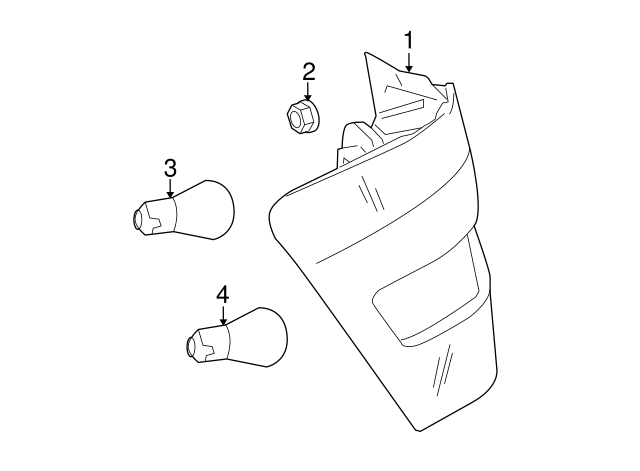 253-906-38-02-64 - Tail Lamp Assembly 2017-2019 Mercedes-Benz ...