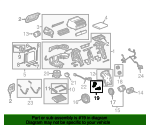 2010-2017 GM Vent Valve Lever 13263335 GM | GMPartsDirect.com