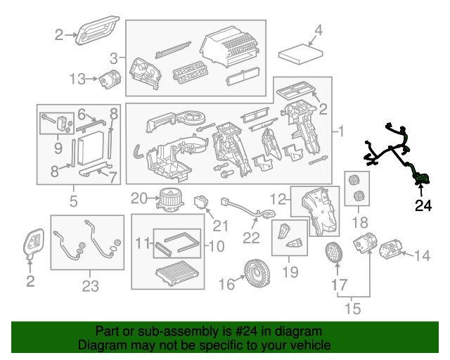 F (S)Harness 23328857 | GMPartsDirect.com