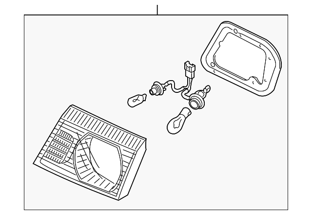 92420-3C100 - Tail Lamp Assembly 2003-2006 Kia Optima | Kia.Parts Store