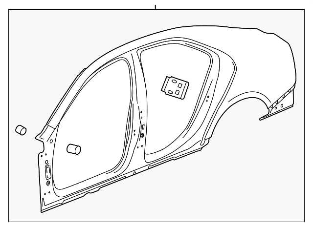 2020-2025 Cadillac CT5 Body Driver Side Outer Panel 84572671 GM ...