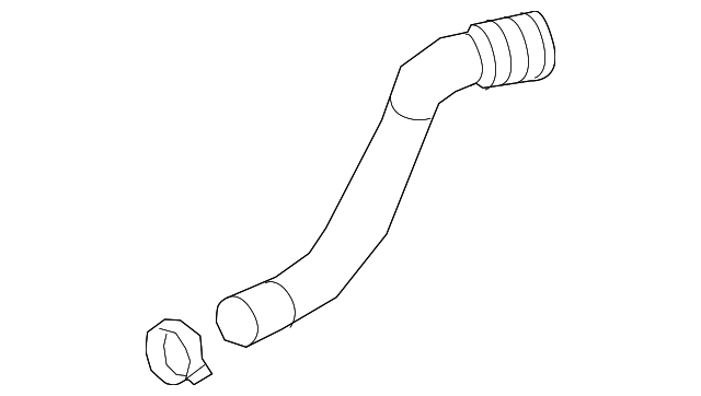 2018-2019 GM Radiator Outlet Hose 84914044 GM | GMPartsDirect.com