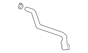 2018-2019 GM Auxiliary Heater Outlet Hose 84129287 | GMPartsDirect.com