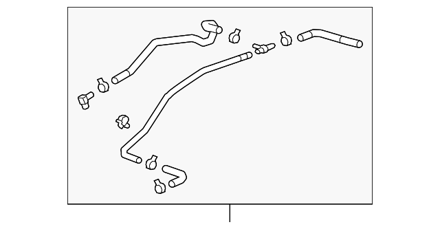 84914045 GM Engine Coolant Air Bleed Hose | GM Parts Store