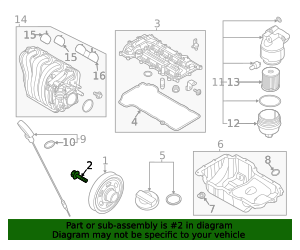 2020-2024 Hyundai Crankshaft Pulley Bolt 23127-2M000 | HyundaiParts.Online