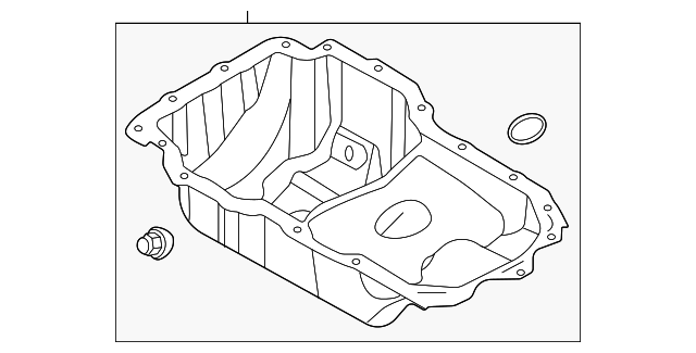 2020-2023 Hyundai Oil Pan 21510-2M000 | OEM Parts Online