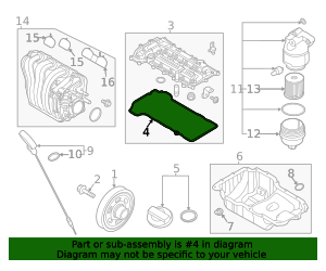 2020-2024 Hyundai Valve Cover Gasket 22441-2M010 | Hyundai Wholesale Direct