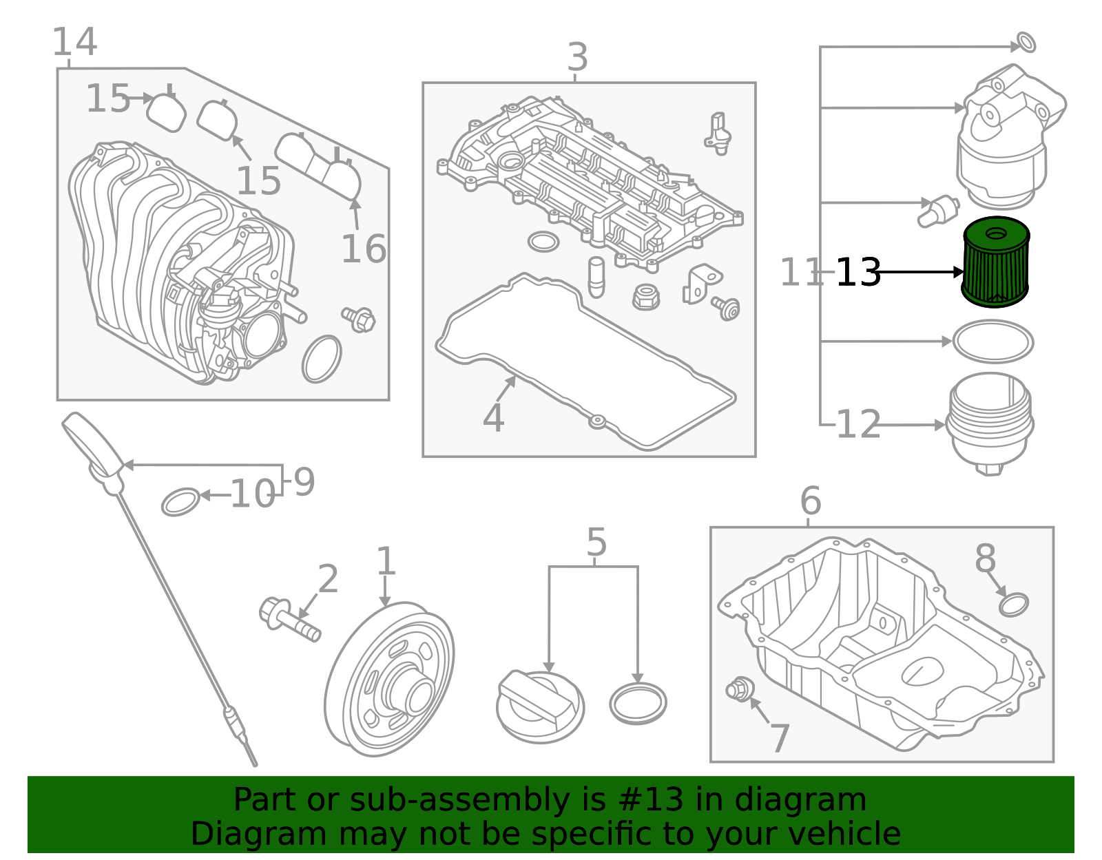 2020-2025 Hyundai Oil Filter 26350-2M000 | OEM Parts Online