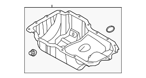 2020-2023 Hyundai Oil Pan 21510-2M000 | OEM Parts Online