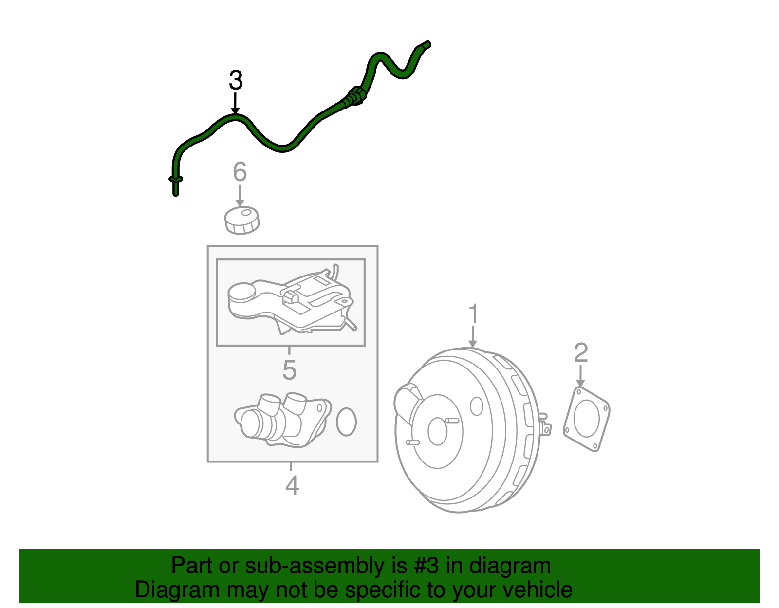 2010-2013 Mazda 3 Vacuum Hose BBM2-43-490D | OEM Parts Online