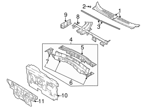 2002-2004 Hyundai Santa Fe Insulator 84124-26011 | OEM Parts Online