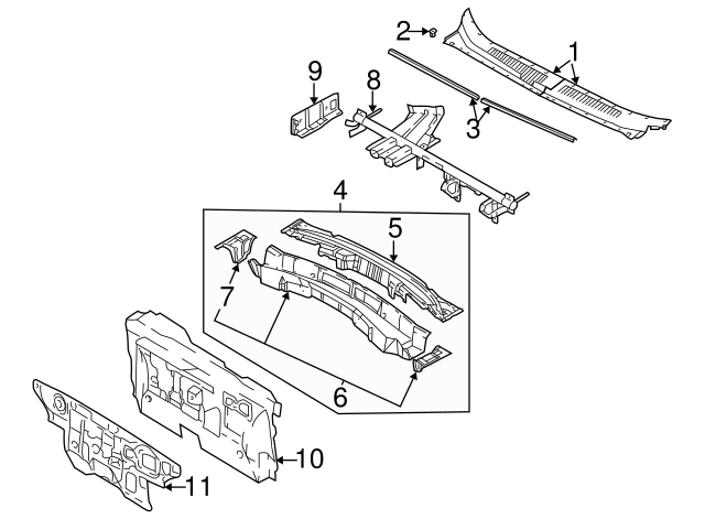 2001 Hyundai Santa Fe Insulator 84124-26050 | OEM Parts Online