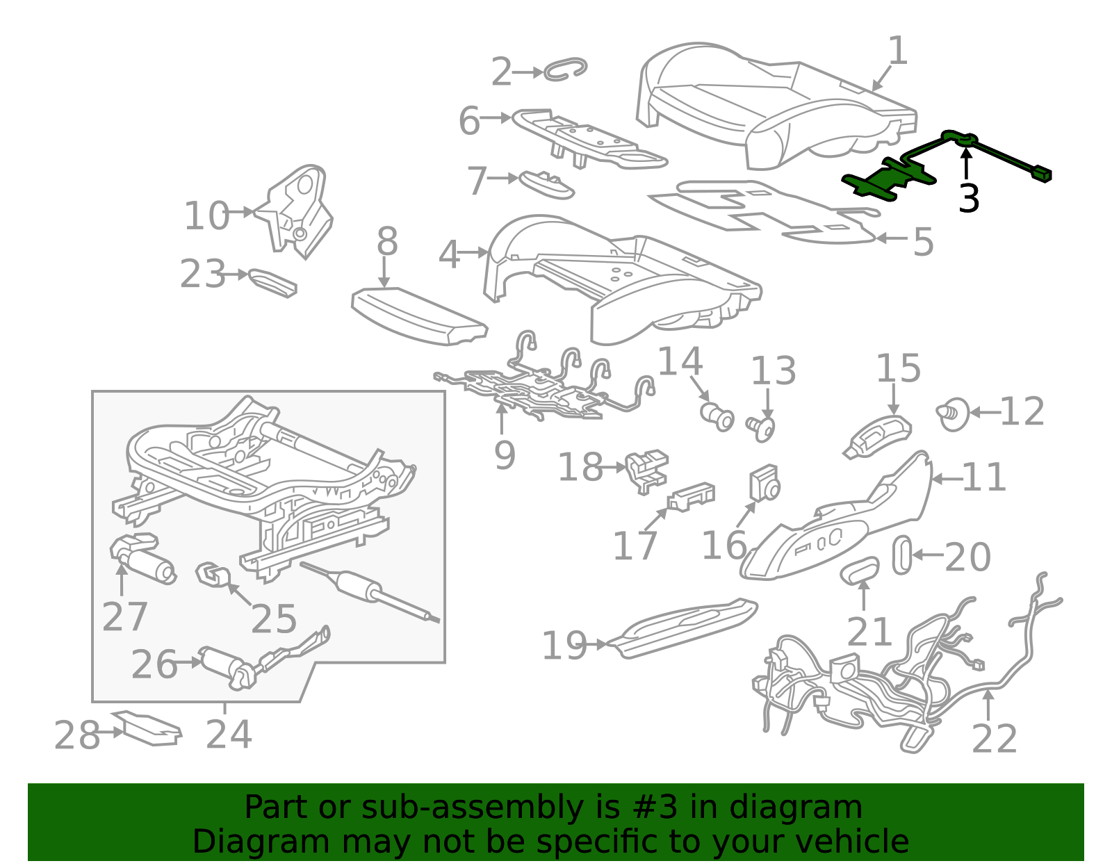 39172110 - Passenger Side Occupant Detection Sensor 2016-2019 Buick ...