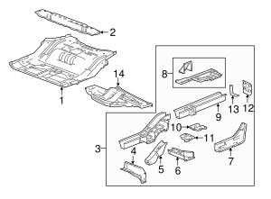 2007-2017 GM Rear Passenger Side Spring Upper Seat 15243143 | GM Parts ...