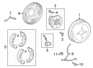 2007-2019 Toyota Hub & Bearing 42450-52061 | OEM Parts Online