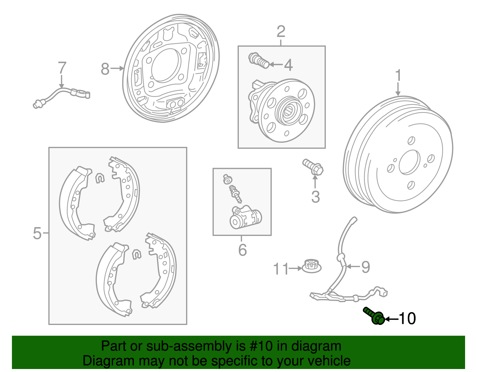 90119-A0160 - Automatic Transmission Oil Cooler Hose Banjo Bolt 2009 ...