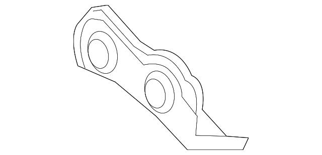 246-490-00-40 - Muffler & Pipe Mount Bracket 2014-2021 Mercedes-Benz ...