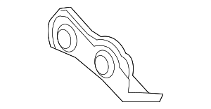 246-490-00-40 - Muffler & Pipe Mount Bracket 2014-2021 Mercedes-Benz ...