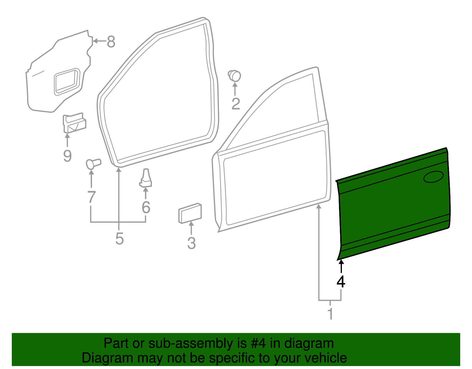 67111-06040 - Outer Panel 2007-2011 Toyota Camry | Longo Toyota Parts