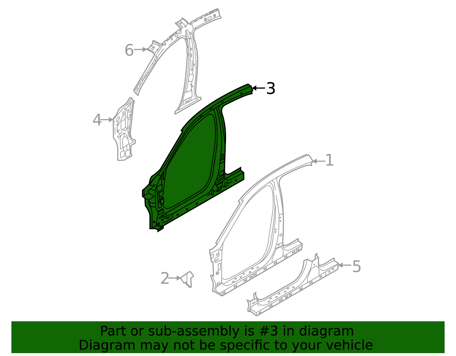 71125-L2000 - Aperture Reinforced Bracket 2021-2024 Kia K5 | Kia.Parts ...