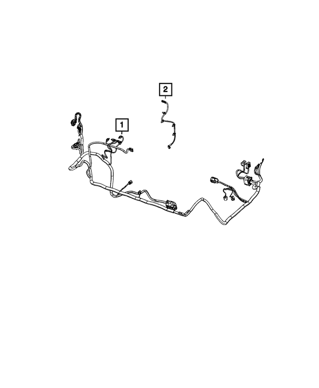 2019-2022 Ram 3500 Front End Module Wiring 68437637AB | Mopar Estores
