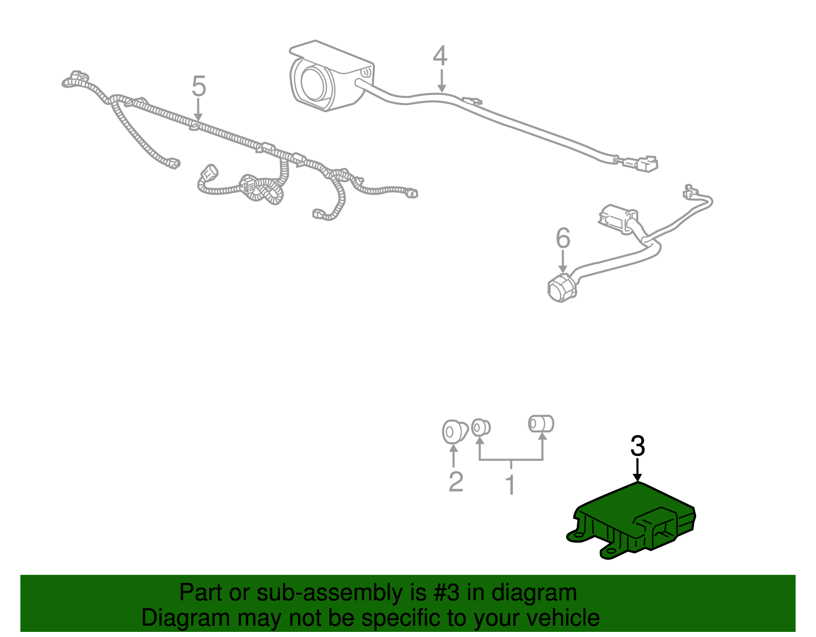 2010-2014 GM Parking Assist Control Module 22744241 | Courtesy Parts