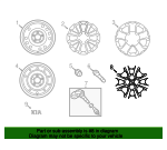 52960 1W150 - Wheel Cover 2012-2017 Kia Rio | Kia.Parts Store