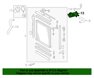 2008-2021 Lexus LX570 Thermostat Housing 16323-0S010 | OEM Parts Online