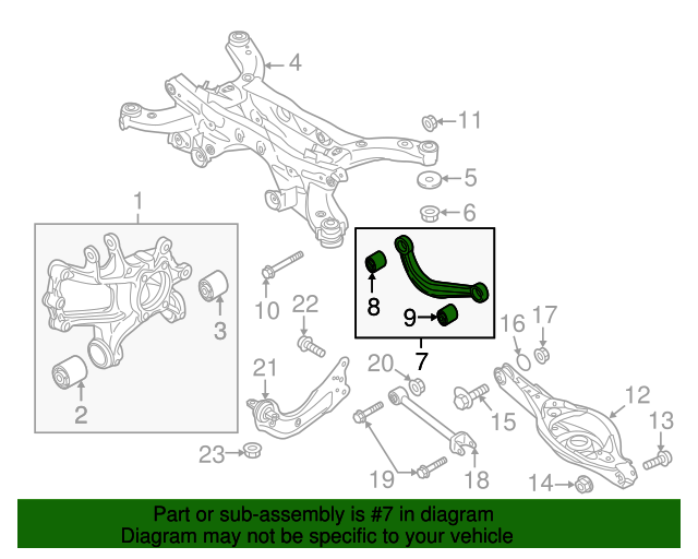 Mazda OEM Upper Control Arm Part# KB7W-28-C10 | OEM Vehicle Parts