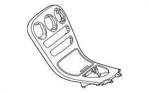 2017-2019 Mercedes-Benz Center Bezel 253-680-19-02 | MB Parts Center