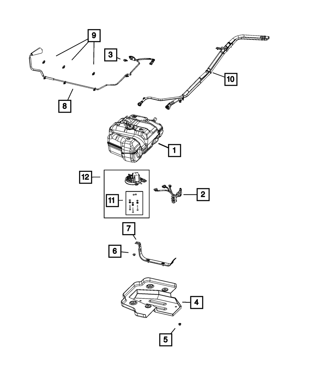 2020-2023 Ram 1500 Diesel Exhaust Fluid Tank 52029974ae | Retail ...