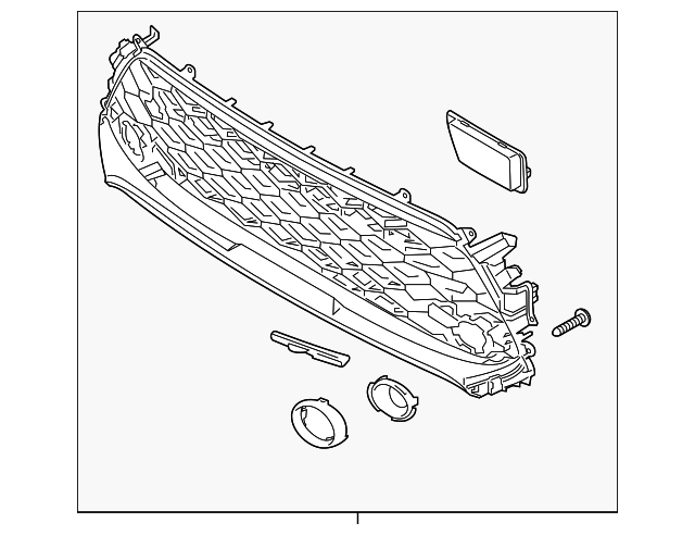 86530 K0520 - Lower Grille 2020-2022 Kia Soul | Kia.Parts Store