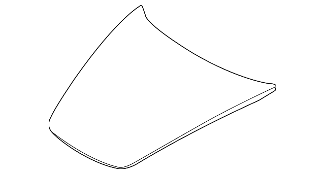 2005-2013 Porsche Hood Panel 997-511-011-02-GRV | Sunset Porsche Parts