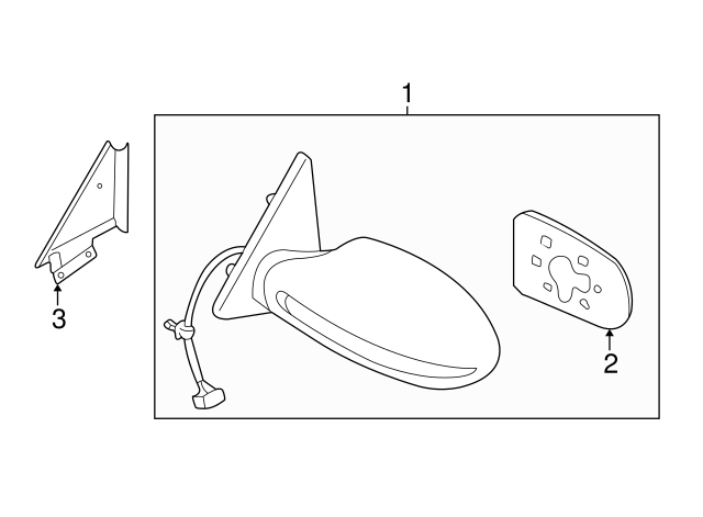 2004-2008 Nissan Maxima Mirror Cover - Driver's Side (LH) 80293-7Y000 ...