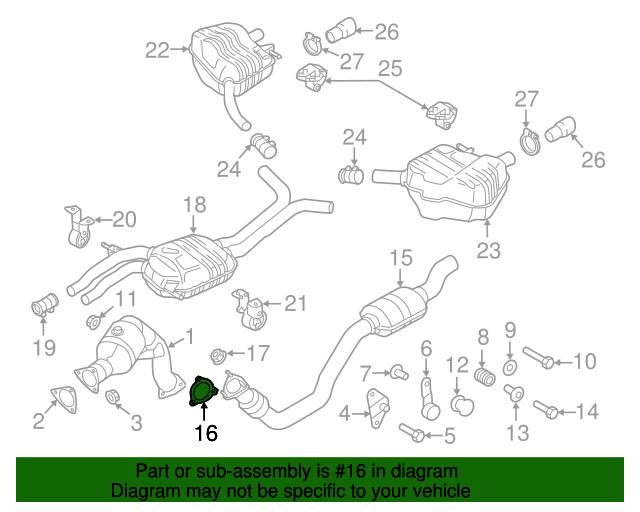 2008-2024 Audi Gasket 8K0-253-115-K | OEM Vehicle Parts