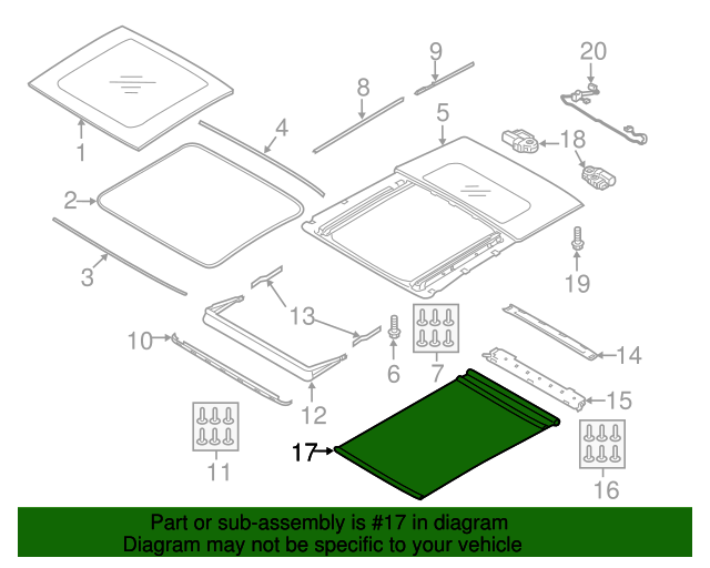 LR094195 - Sunshade 2018-2023 Land Rover Range Rover Velar | AutoNation ...