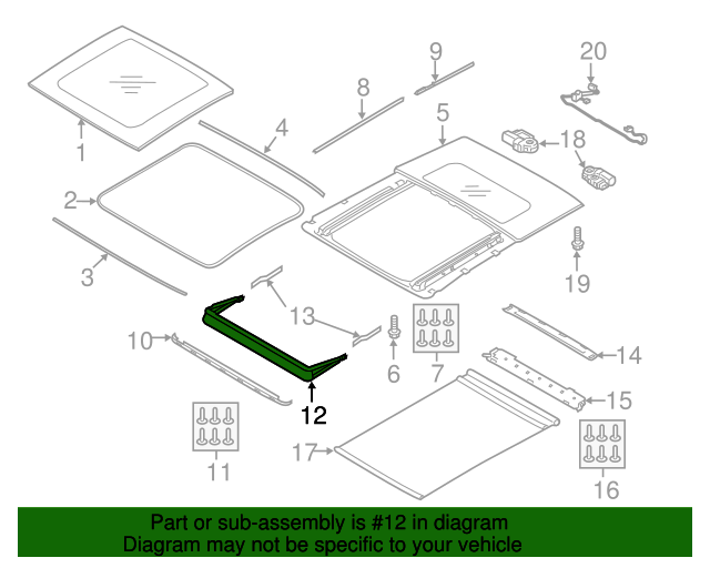 2018-2023 Land Rover Range Rover Velar Air Deflector LR109037 ...