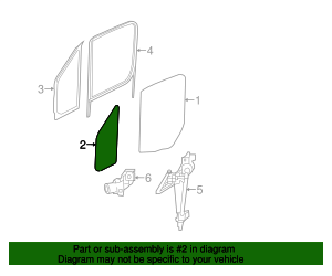 906-725-03-09 - Vent Glass 2010-2018 Mercedes-Benz | Mercedes-Benz USA ...