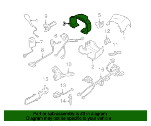 2000-2005 Cadillac DeVille Shroud Strg Col Closeout * 26075342 ...