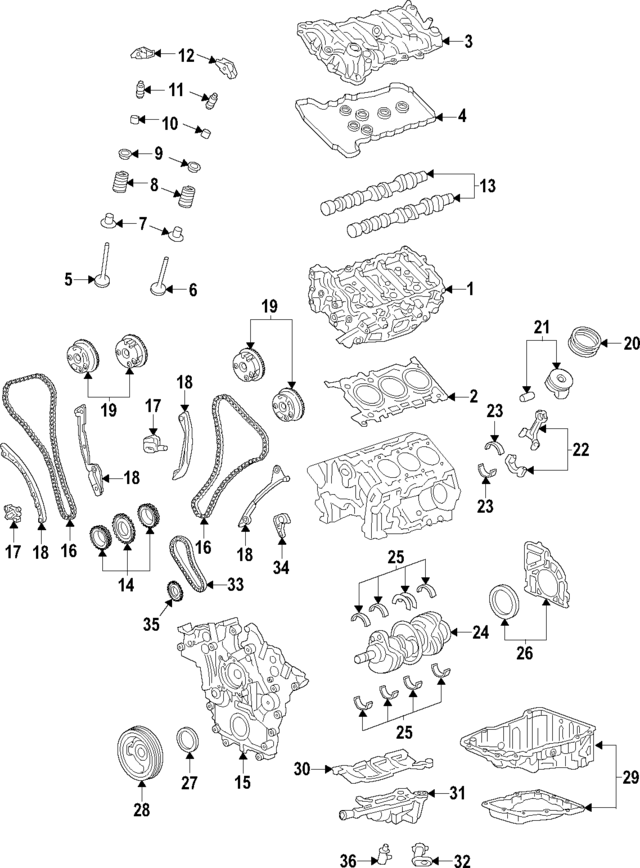 12685989 - Oil Pump Flow Control Valve 2020-2022 Cadillac CT5 ...