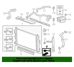 2011-2019 GM Radiator Lower Bracket 13337826 GM | GMPartsDirect.com