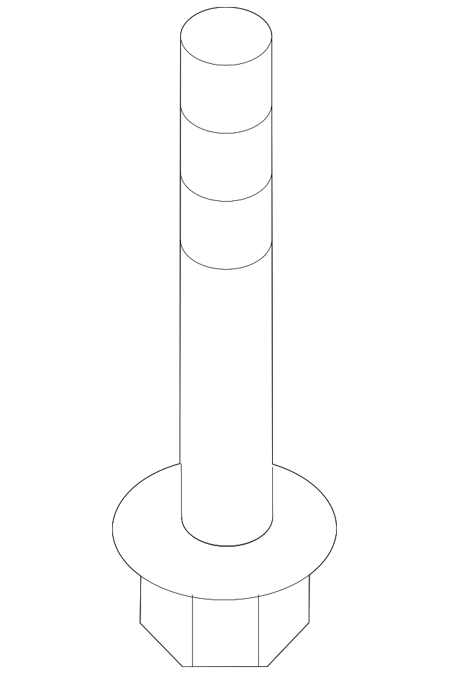 000-990-51-18-64 - Fluted Socket Screw Mercedes-Benz USA Parts
