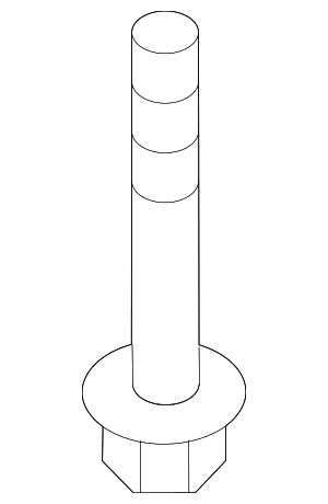 000-990-51-18-64 - Fluted Socket Screw Mercedes-Benz USA Parts