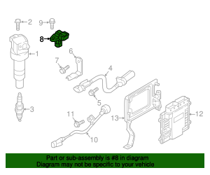 2016-2019 Hyundai Sonata Camshaft Position Sensor 39350-2E600 | QuirkParts