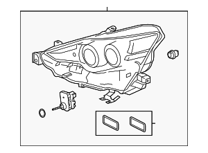 81185-53751 - Headlamp Assembly 2014-2017 Lexus | Longo Lexus Parts