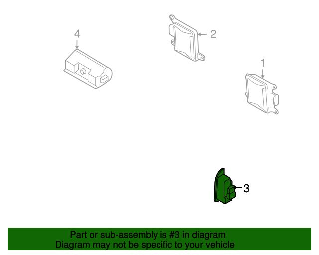 2009-2017 Audi Display Unit 8R1-949-146-A | Audi USA Parts