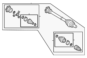 2018-2024 Audi Axle Assembly 80A-407-271-L | Audi USA Parts