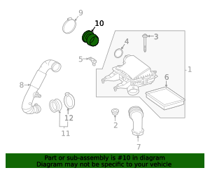 6549053500 - Mass Air Flow Sensor 2016-2024 Mercedes-Benz | Mercedes ...
