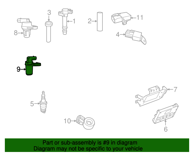 5149171AB - Oxygen Sensor - 2011-2021 Mopar | Mopar Parts Canada