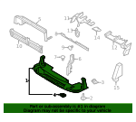 LK4Z-17626-B - Radiator Support Air Deflector 2020-2024 Ford | Big 3 ...